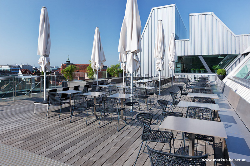 Kastner & Öhler Graz, Dachterrasse Skywalk - Freiblick | Viteo Outdoor ...